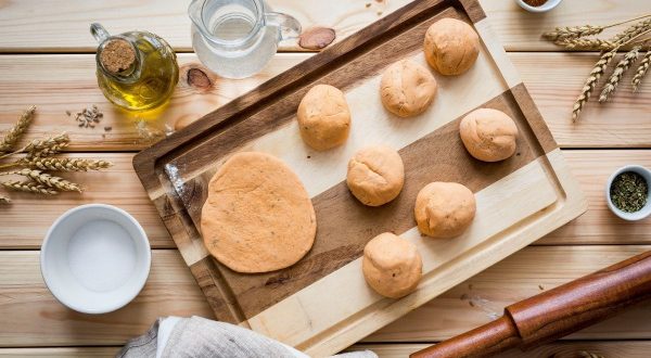 Pizzowe podpłomyki z patelni | Smakowity domowy Chleb